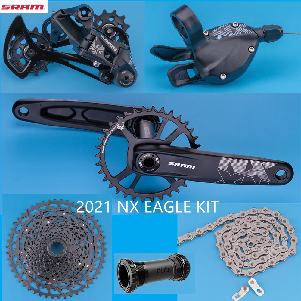 2021 SRAM NX EAGLE 1x12S 11-50T 12 Speed Groupset DUB Trigger Shifter ...