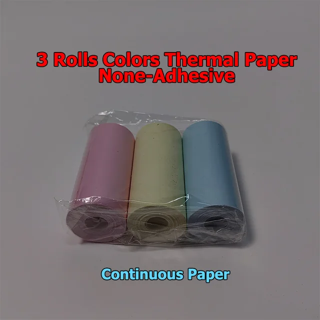 5 Rolls 10 Years Use PeripageThermal Adhesive Sticker Photo Paper for ...