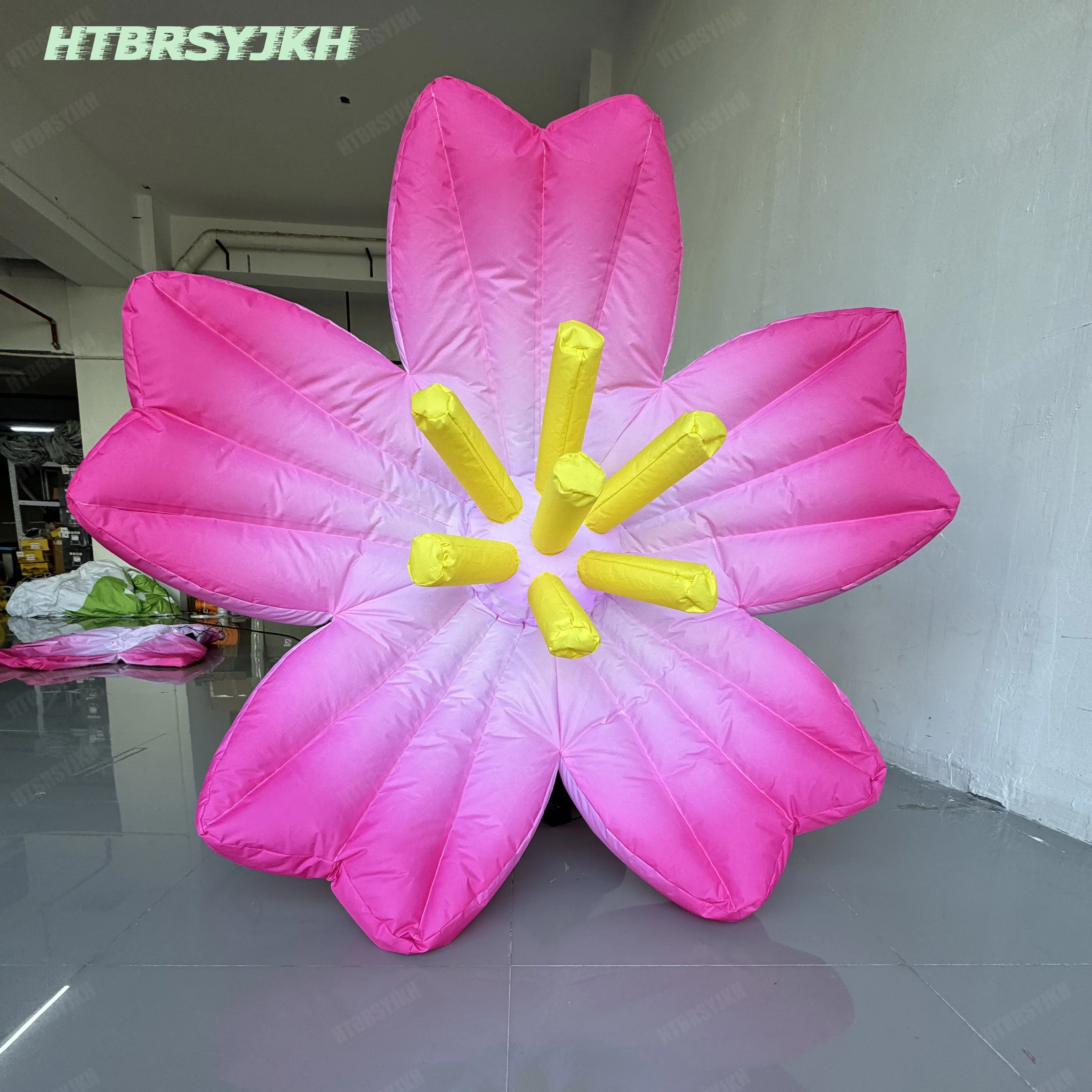 Cheap Inflatable Flower Nightclub Decoration Props with Color Change ...