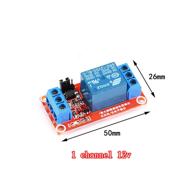 1 2 4 6 8 Channel Relay Module Board Shield with Optocouple High and ...