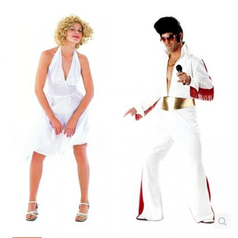 Cosplay Costumes Halloween Costume Party Clothing Singer White Clothing ...