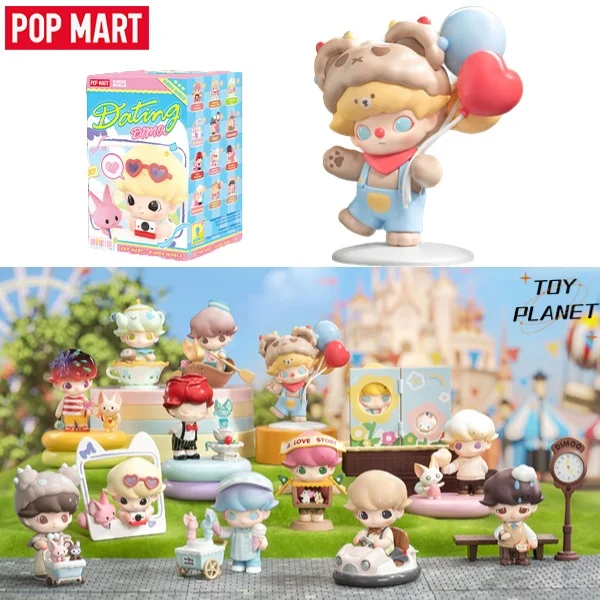 POP MART Dimoo 데이트 시리즈 블라인드 박스 액션 피규어, 귀여운 장난감, 발렌타인 데이 로맨틱 선물 ...