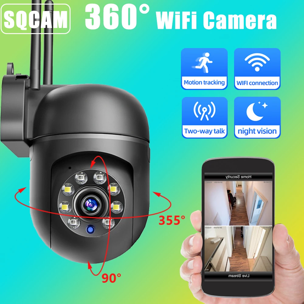 Security-cameras-for-home-wifi-camera-auto-tracking-home-surveillance ...