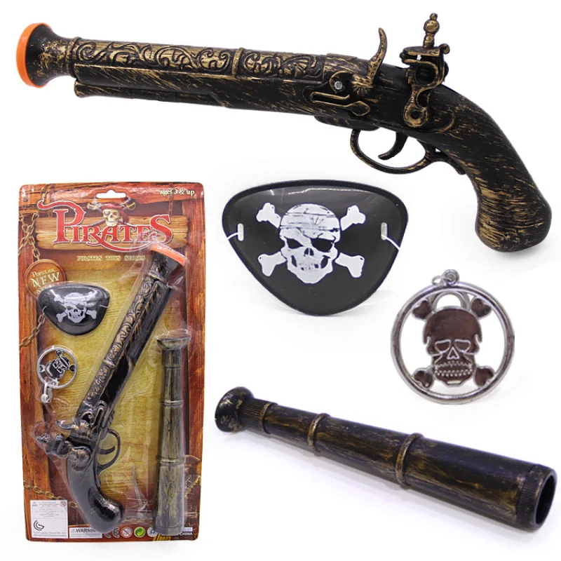 Halloween-Pirate-Gun-Children-s-Plastic-Toy-Gun-Set-Cosplay-Pirate-Kids ...