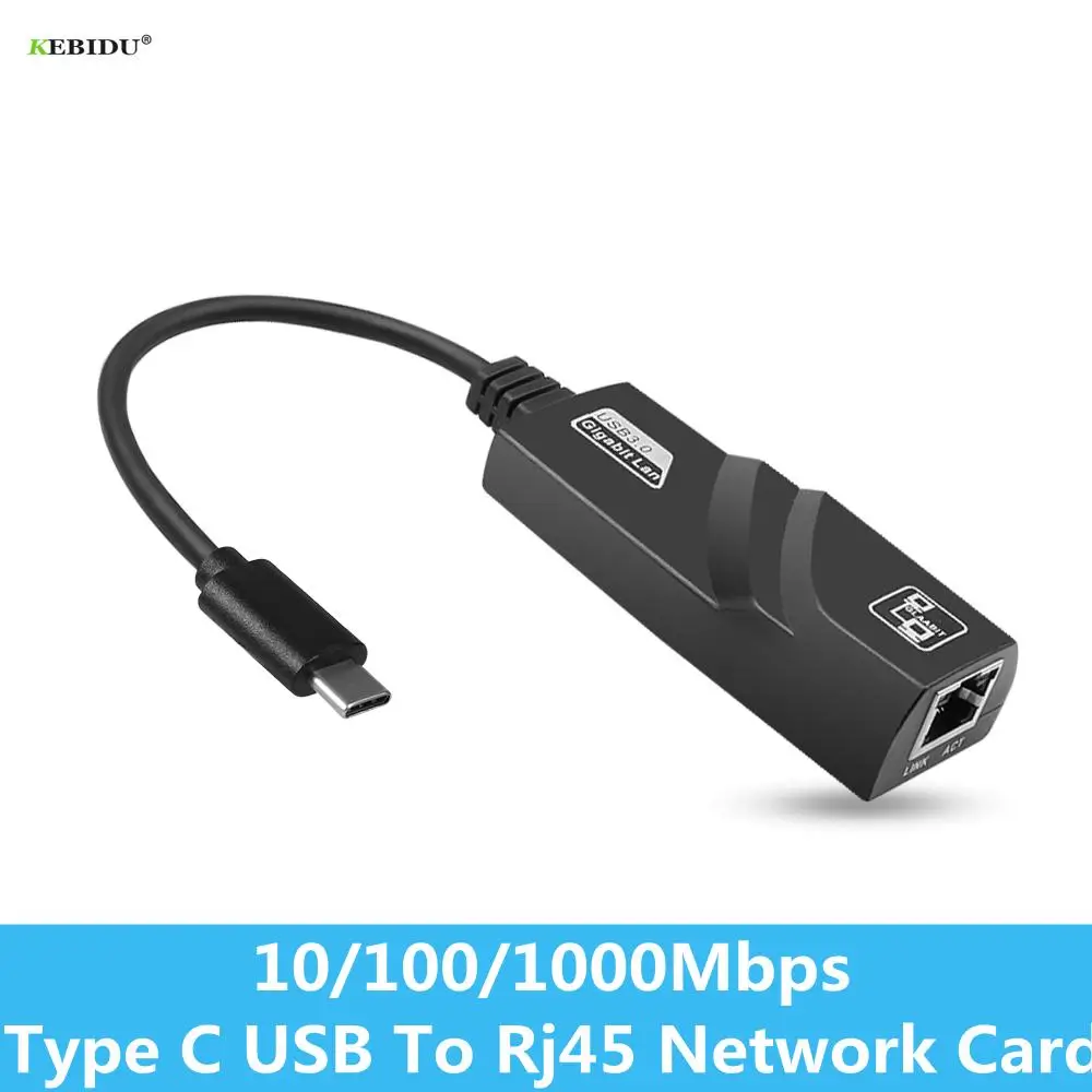 1000Mbps-Type-C-USB-to-Gigabit-Ethernet-RJ45-Network-Card-USB-3-0-USB2 ...