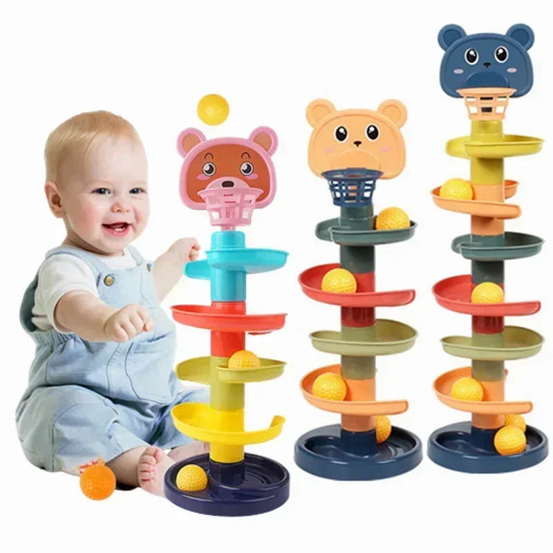 Baby-Ball-Drop-and-Rolling-Ball-Pile-Tower-Toys-Early-Educational-Toy ...