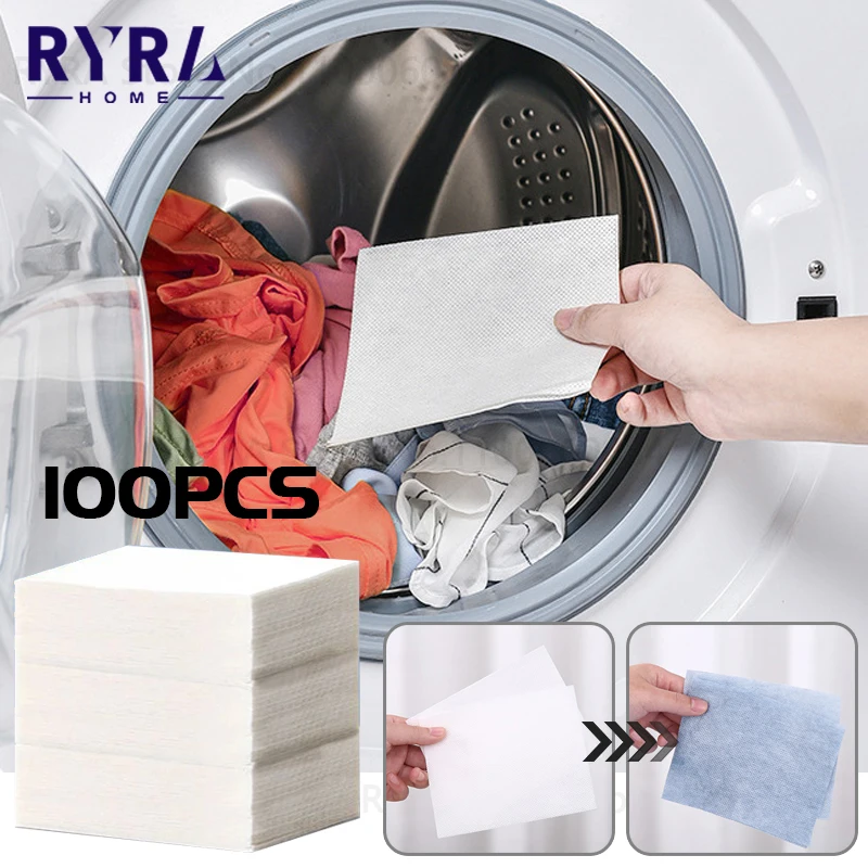 100PC-Colour-Catcher-Sheet-Proof-Color-Absorption-Paper-Anti-Cloth-Dyed ...