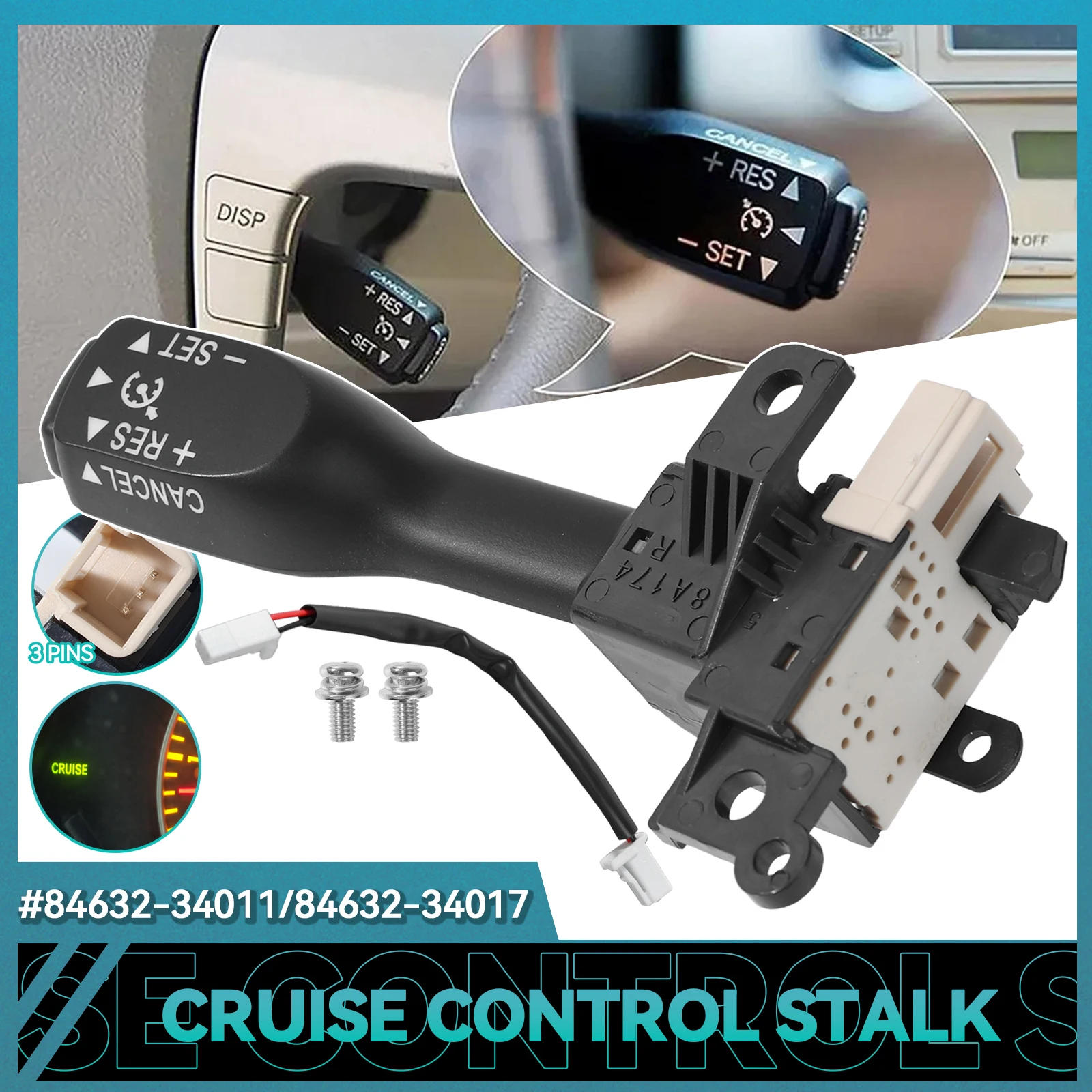 Cruise Control Switch 84632-0F010 84632-34011 84632-34017 84632-08021 ...