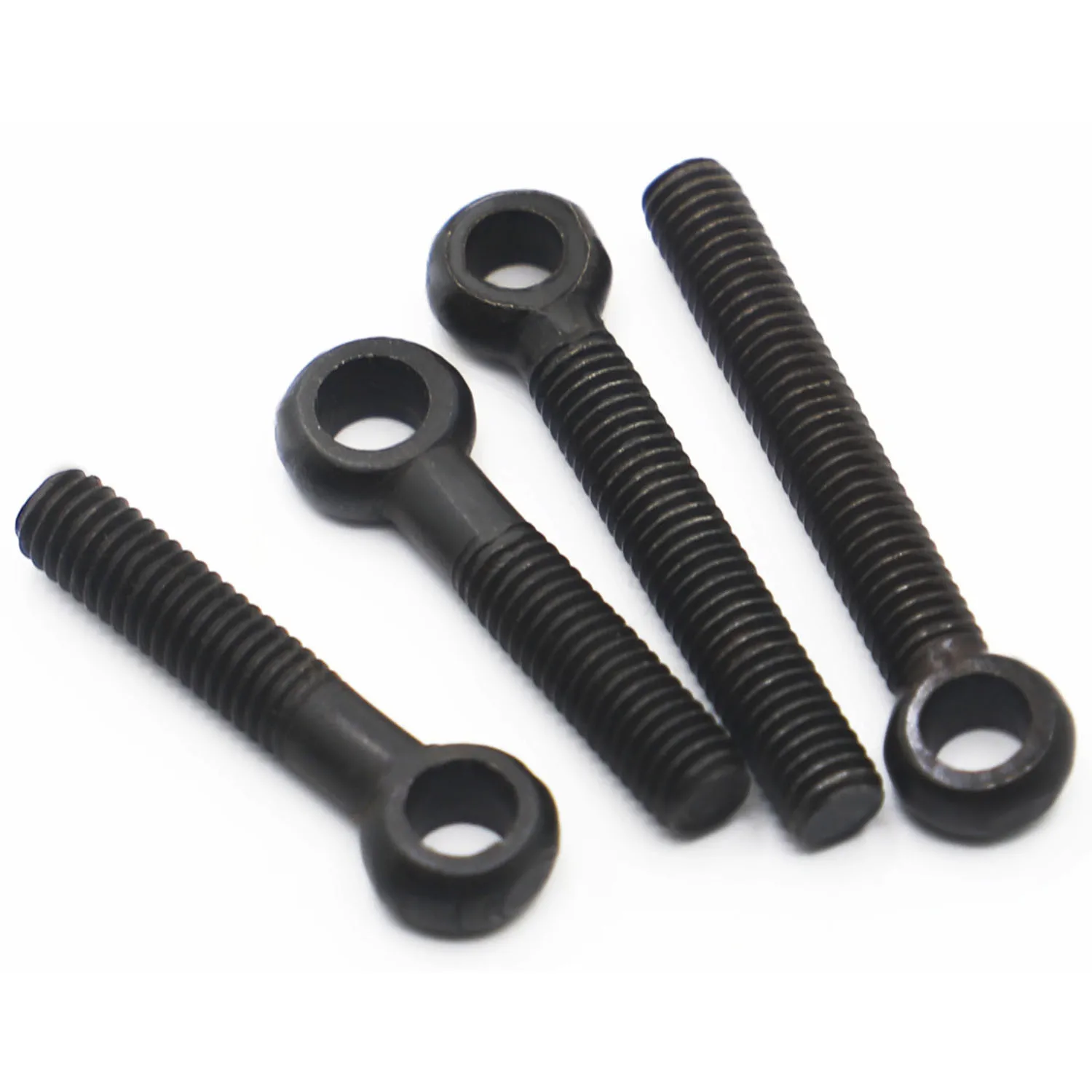 GB798 Black Carbon Steel Ring Link Bolt Fisheye Eye Slip Hole Screw M6 ...