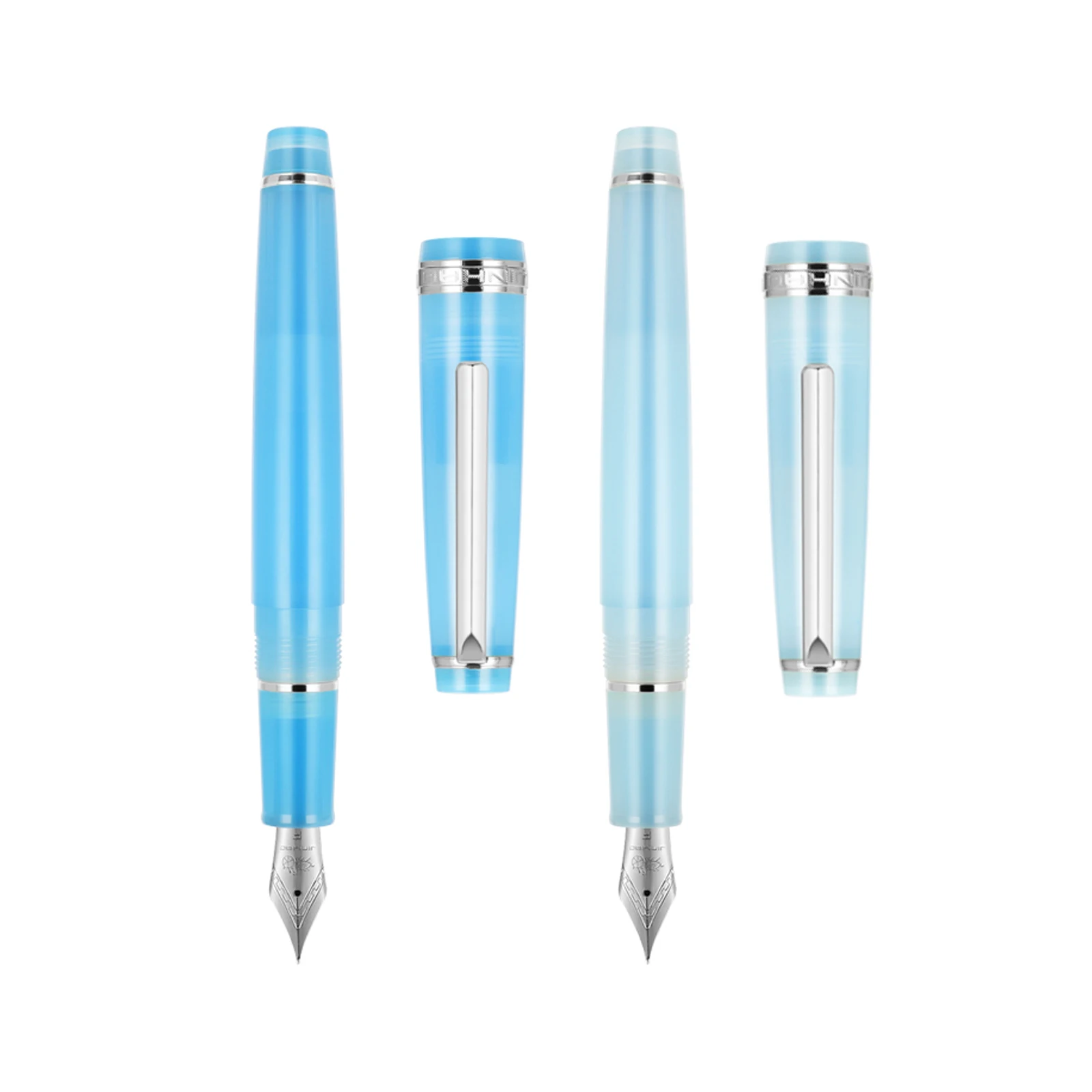 sky-blue-Jinhao-82-Fresh-Color-Fountain-Pen-Silver-clip-Acrylic-Barrel ...