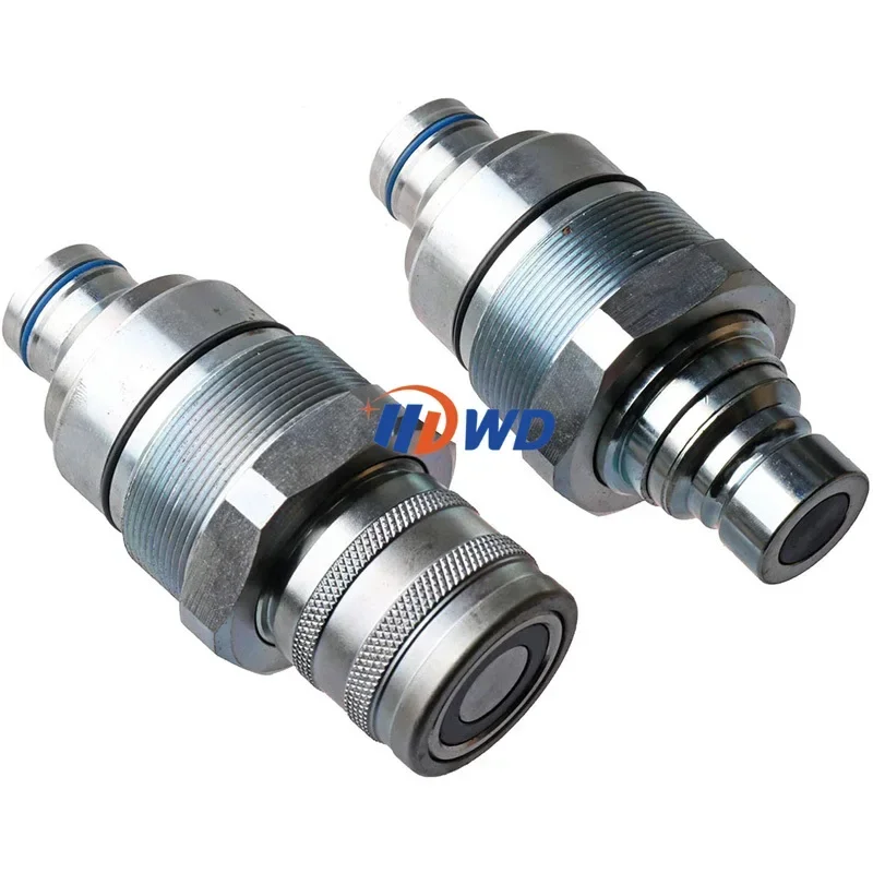 Hydraulic-Quick-Coupler-Male-Female-Flat-Face-Coupler-Kit-for-Bobcat ...