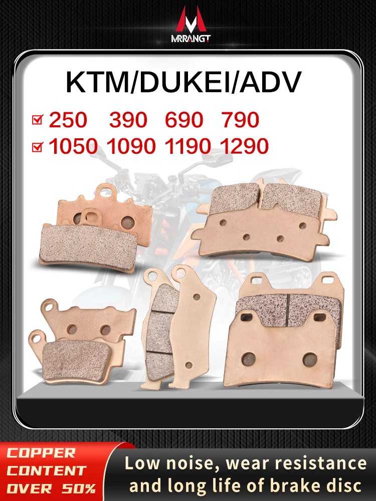 Mrrangt Motorcycle Metal sintering brake pad fit for KTM RC390 DUKE 250 ...