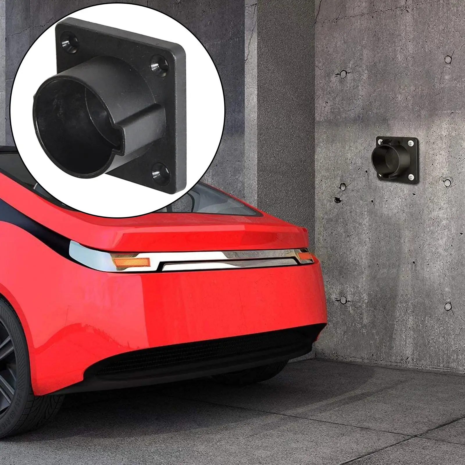 Charger-Holder-Wall-Mounted-Electric-Vehicle-Charging-Gun-fixing-base ...