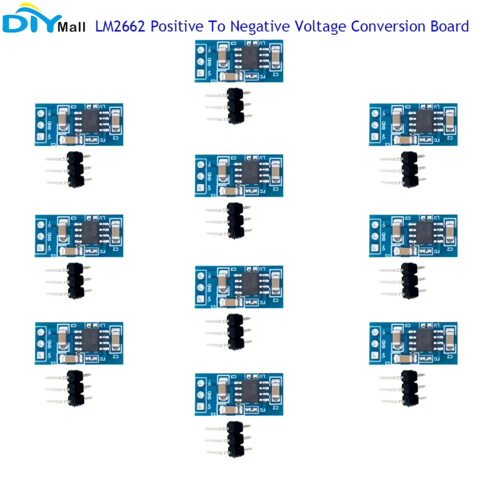 10x LM2662 Positive To Negative Voltage Conversion Board 1.5-5.5V Input ...