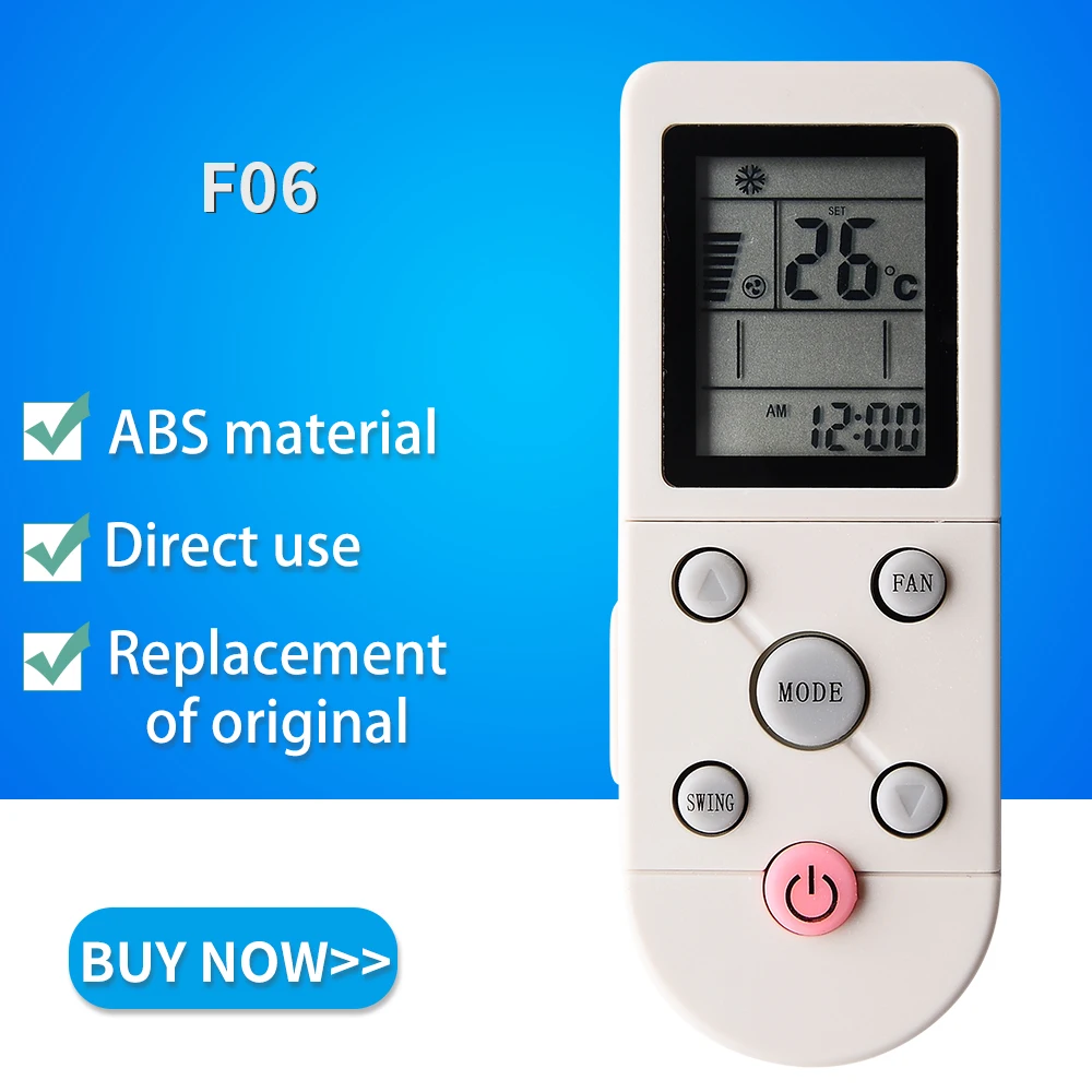 ZF-applies-to-F06-Remote-Control-suitable-FOR-AUX-Air-Conditioner-YKR-F ...