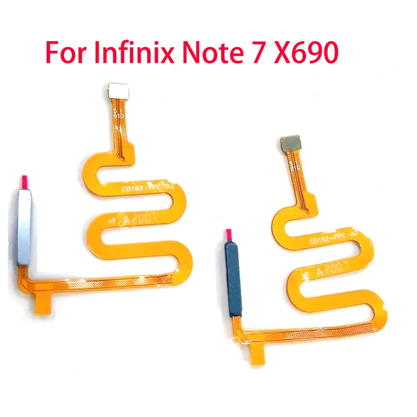 For Infinix Note 7 8 10 X690 X692 X693 Home Button Fingerprint Menu ...