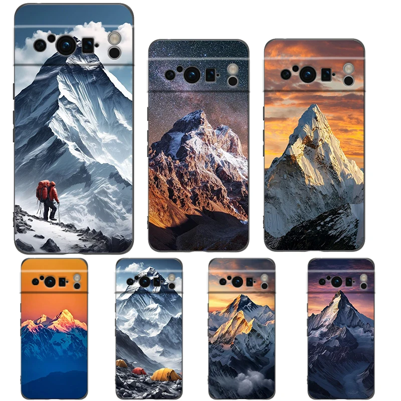 Everest mountain world first Phone Case For Google Pixel 9 8 7 6 Pro XL ...