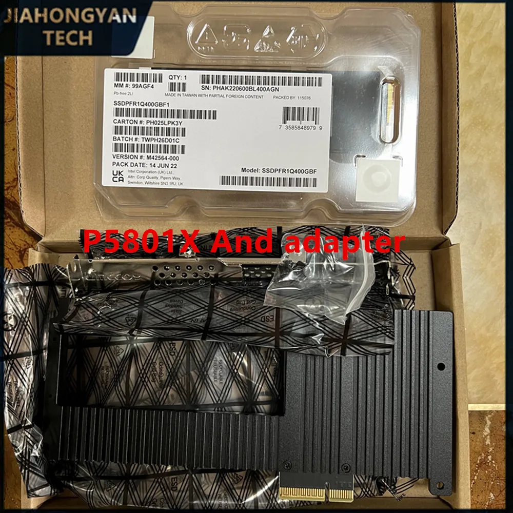 オリジナル SSD DC P5801X 400 グラム E1.S インターフェイス PCIE4.0X4 エンタープライズソリッドステート ...