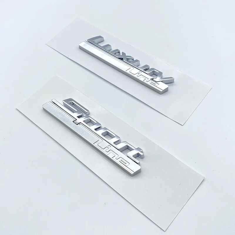 New-Luxury-Line-Sport-Line-Fender-Emblem-for-BMW-730-740-750-750Li-Side ...