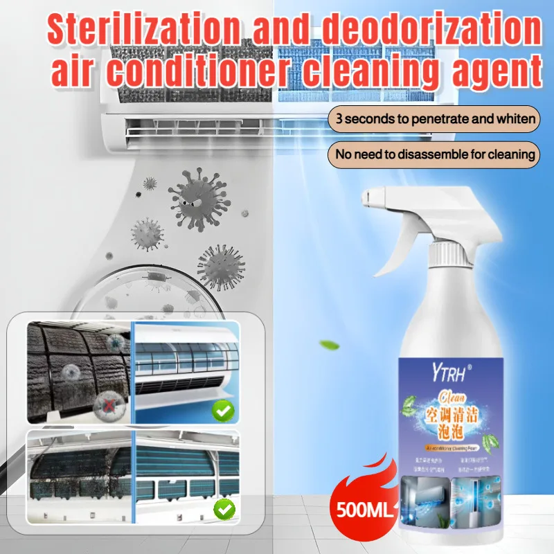 Household Air Conditioner Cleaner Air Conditioner Cleaner Deodorizing ...