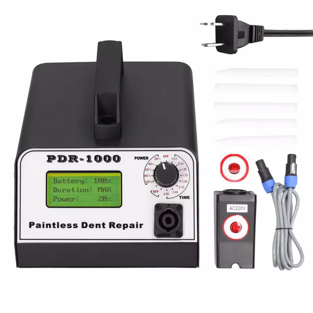 1000W Induction Heater Tool Set Hot Box PDR-1000 Car Body Painless Dent ...