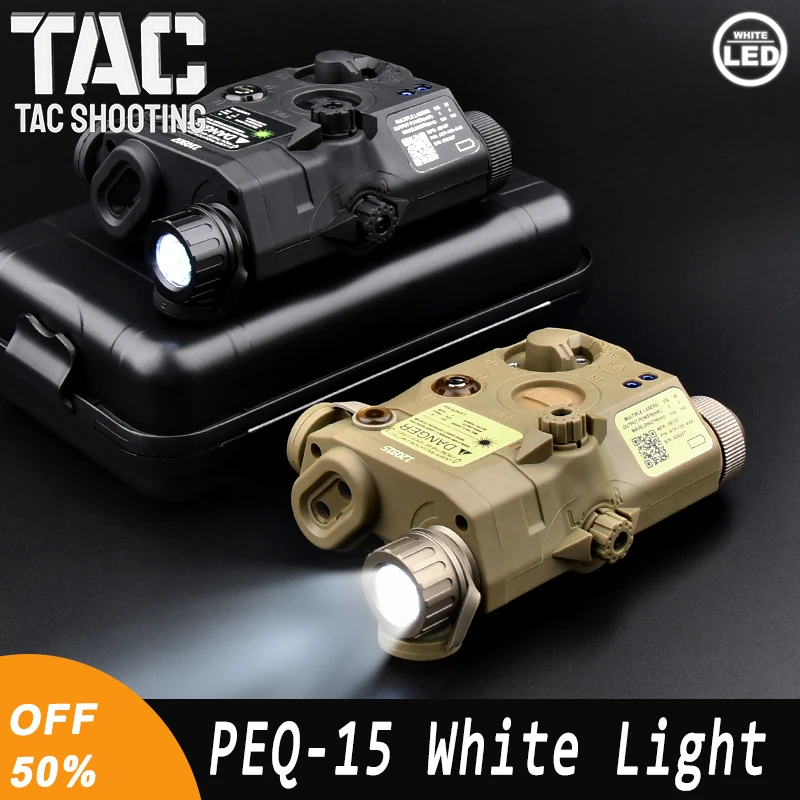Tactical-Scout-Flashlight-PEQ-15-Nylon-Plastic-Hunting-Weapon-Constant ...