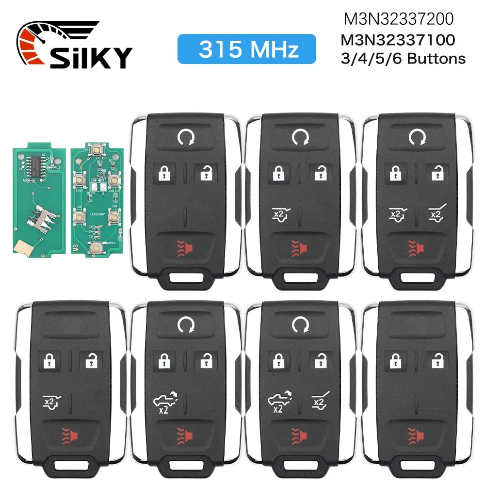 SilKY Car Remote Key For Chevrolet Tahoe Colorado Silverado Suburban ...