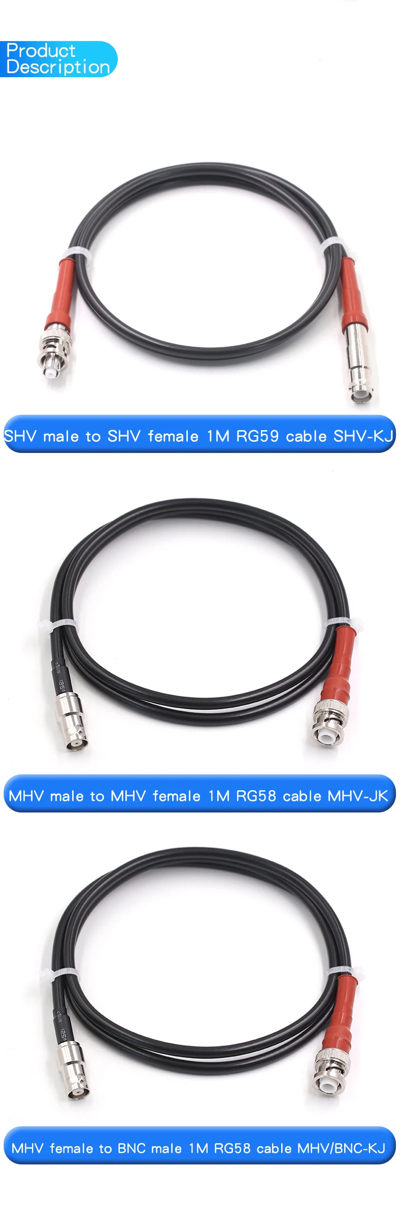 RSWTECH RG59 высоковольтный радиочастотный кабель BNC-SHV | AliExpress