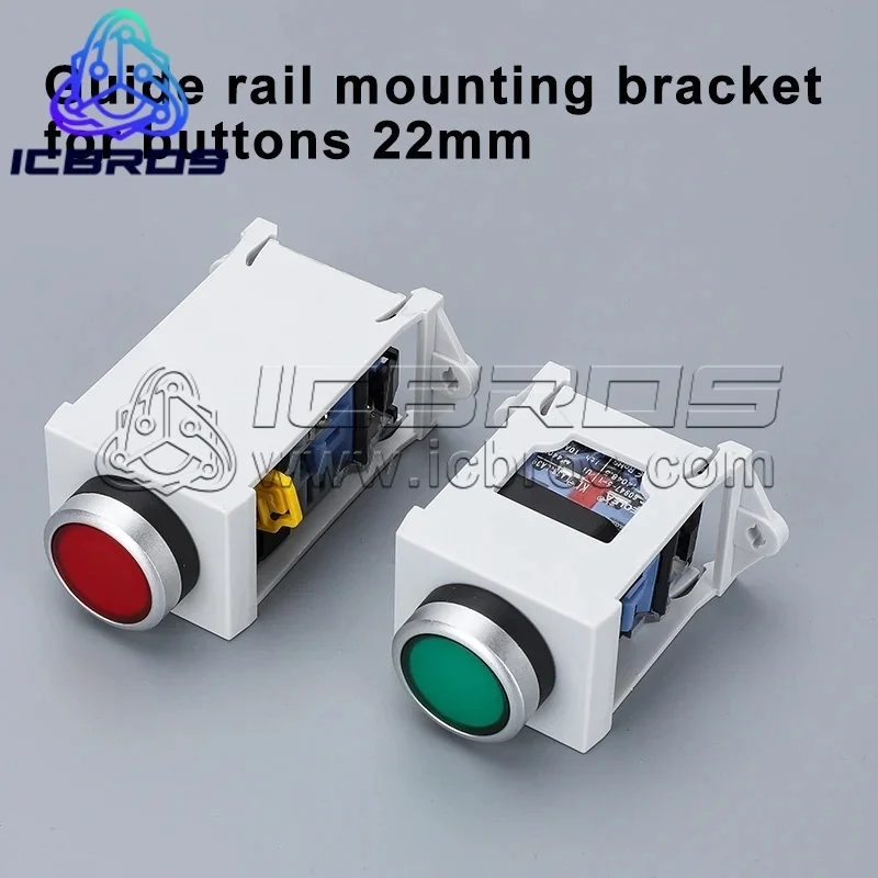 Guide-Rail-Mounting-Bracket-for-Buttons-22mm-Button-Switch-Indicator ...