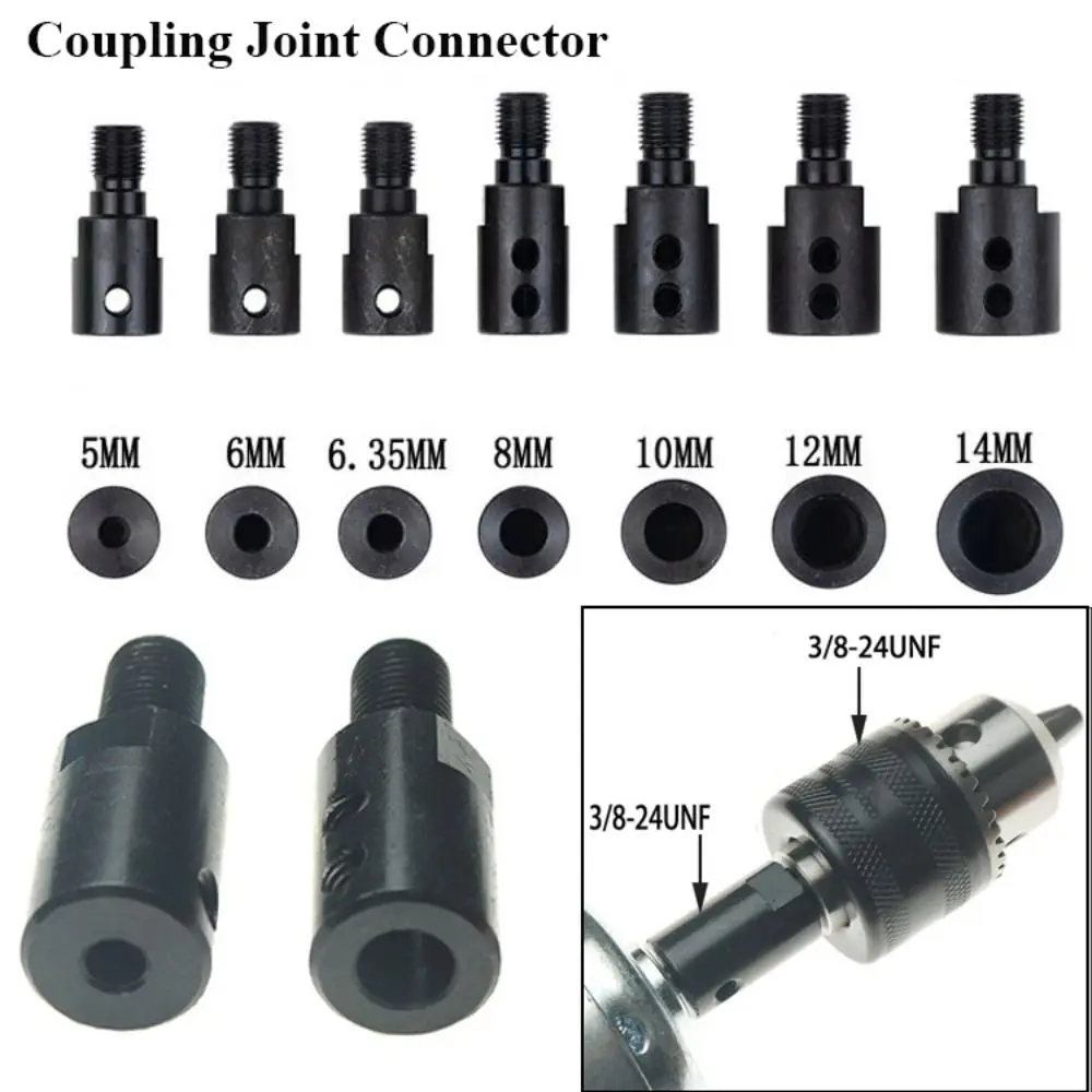 Chuck-Adapter-8mm-10mm-12mm-14mm-Joint-Connector-Motor-Shaft-Coupler ...