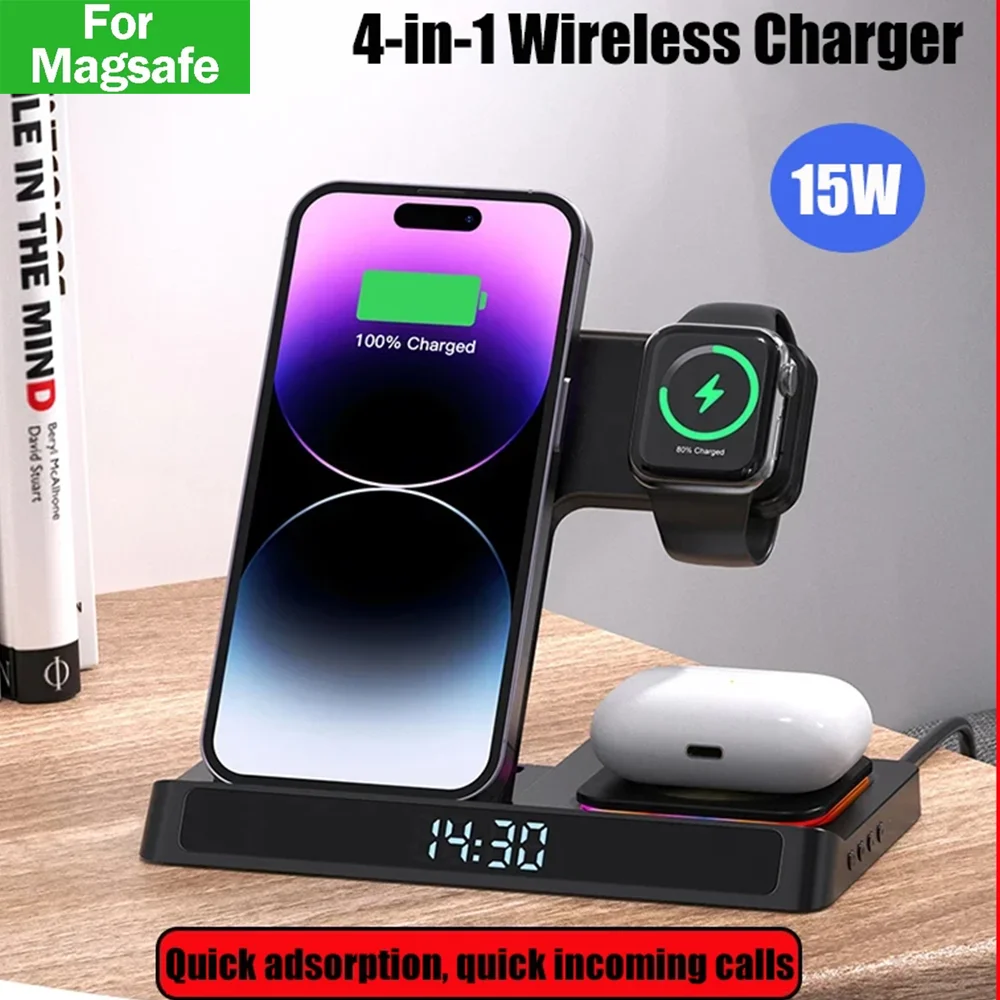 4-in-1-Foldable-Wireless-Charger-Stand-For-IPhone-15-14-13-12-Samsung ...