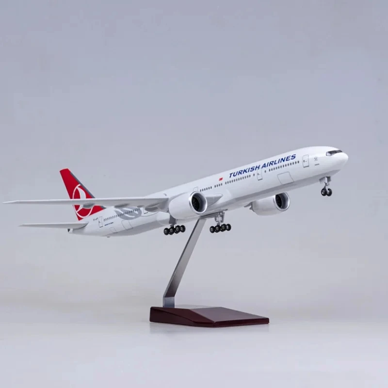 1/157 Scale Plane Boeing 777 Turkish Airlines Aircraft Model Resin Die ...