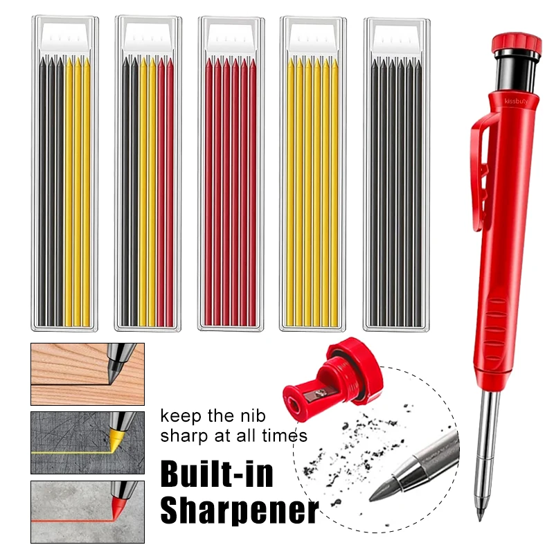 Carpenter Woodworking Tools | Solid Carpenter Pencil Set | Carpenter ...