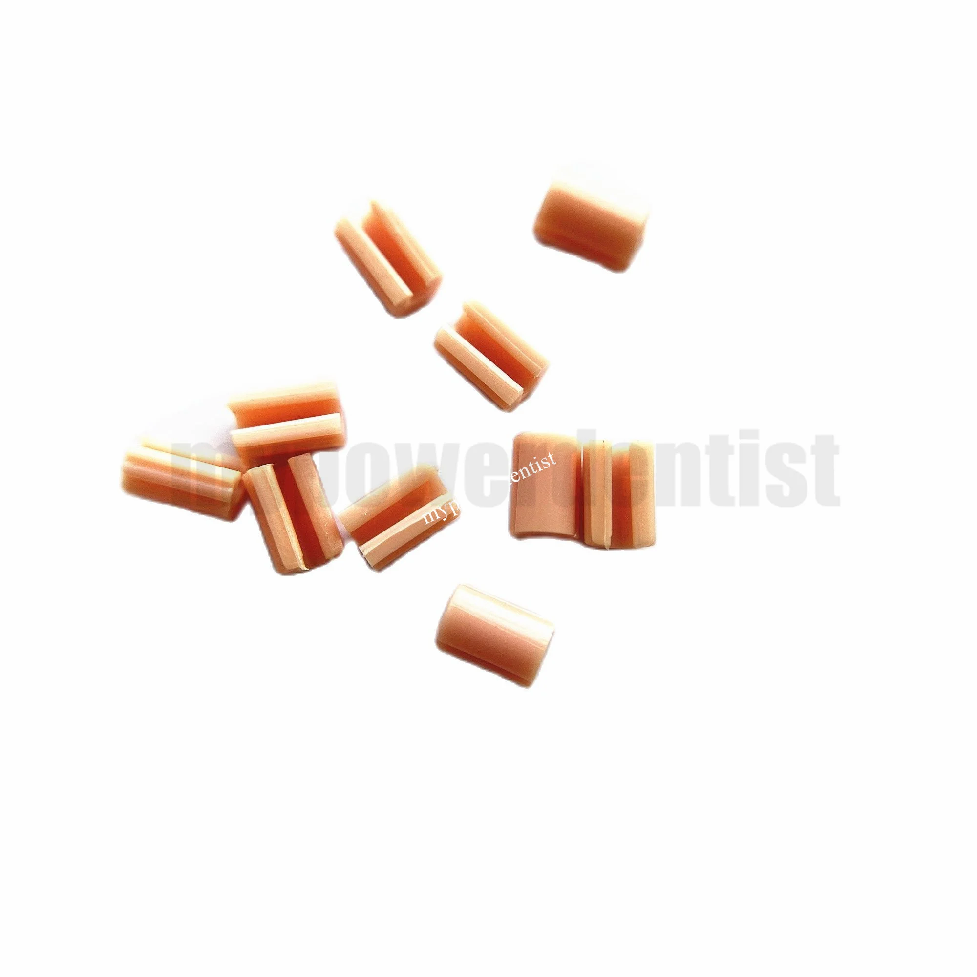 Clips dentales de color rosa, insertos de perno, accesorio de ...