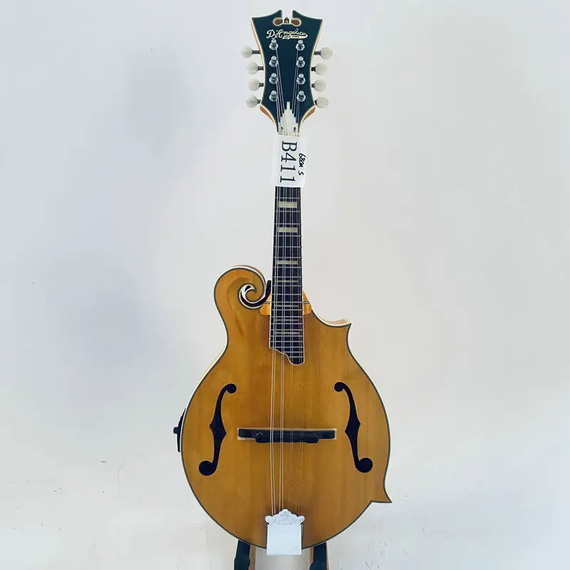 All-Solid-Mandolin-Spruce-Top-Flamed-Maple-Back-and-Side-Electric-and ...