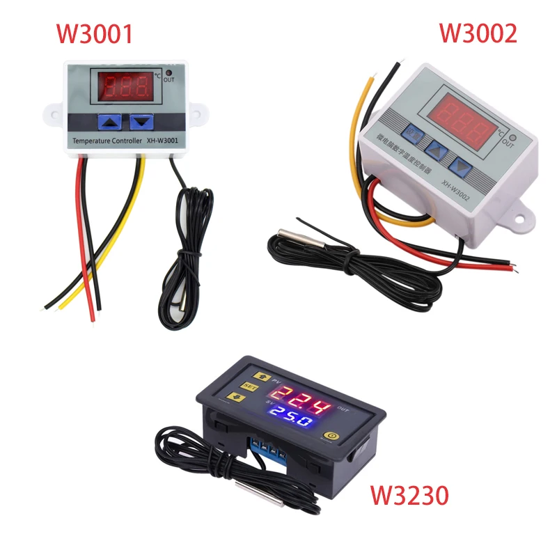 W3001-W3002-W3230-DC-12V-24V-110V-220V-AC-Digital-Temperature-Controller-Thermostat-With-Control ...