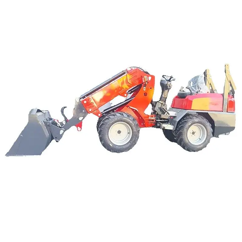 Wheel type skid steer loader KZL918 telescopic loader customized sales ...