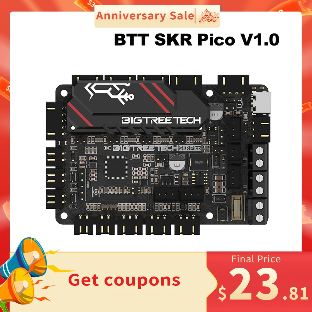 BIGTREETECH SKR PICO V1.0 BTT Motherboard Voron V0 Board 3D Printer Parts TMC2209 Raspberry Pi ...