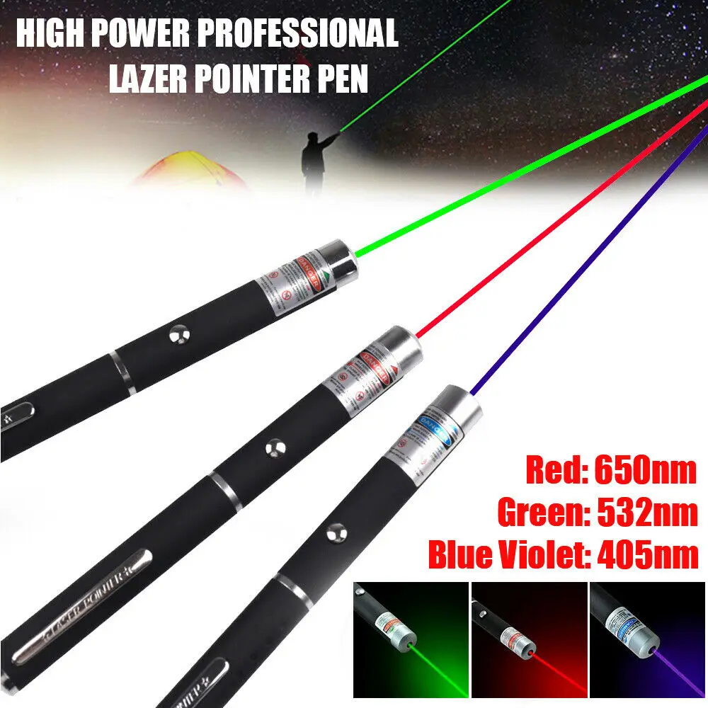 1Pcs-High-Power-Laser-Pointer-532nm-Red-Blue-Green-Laser-Sight-Light ...