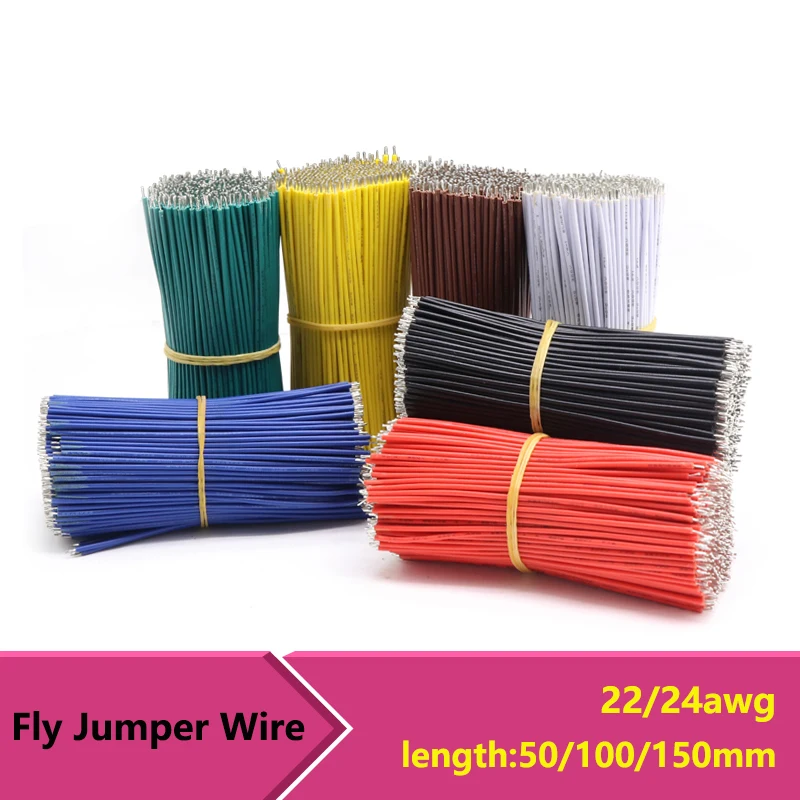 140-160-180-240Pcs-Fly-Jumper-Wire-24-22-AWG-Electron-Solder-Cable-PVC ...
