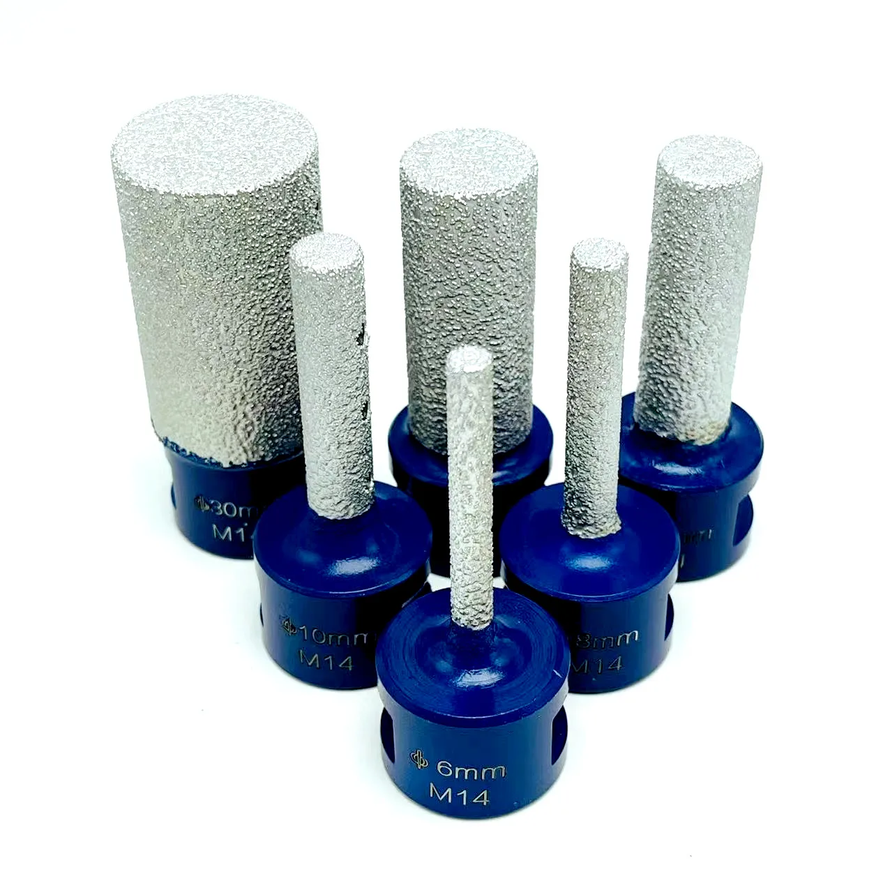 6-8-10-15-20-25-30mm-M14-Thread-Vaccum-Brazed-Diamond-Finger-Bit ...