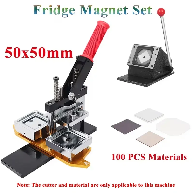 Fridge-Magnet-Machine-Set-Square-DIY-Magnet-Badge-Press-Machine-50x50mm ...