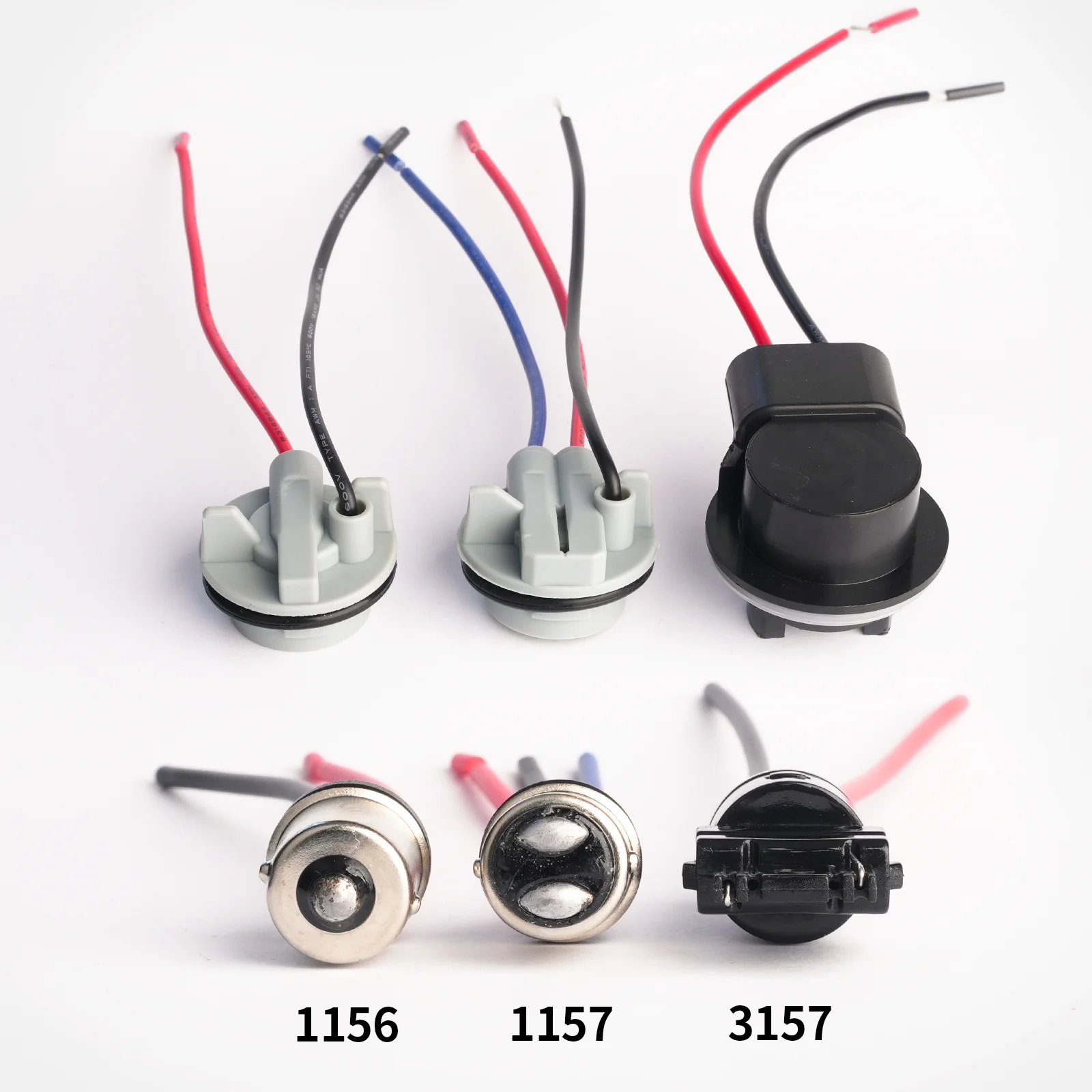 News-1PCS-T10-7440-7443-LED-Light-Bulb-Wiring-Socket-Holder-1156-1157 ...