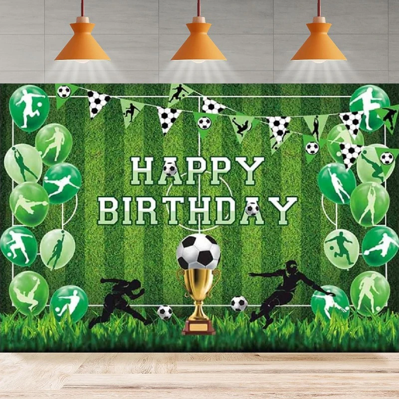 Football-Tournament-Happy-Birthday-Photography-Backdrop-Soccer-Game ...