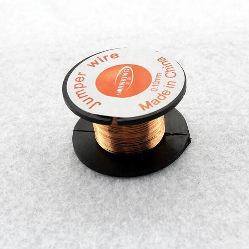 1PC Copper Soldering Wire 0.1mm PCB Link Jumper Wire Maintenance Jump ...