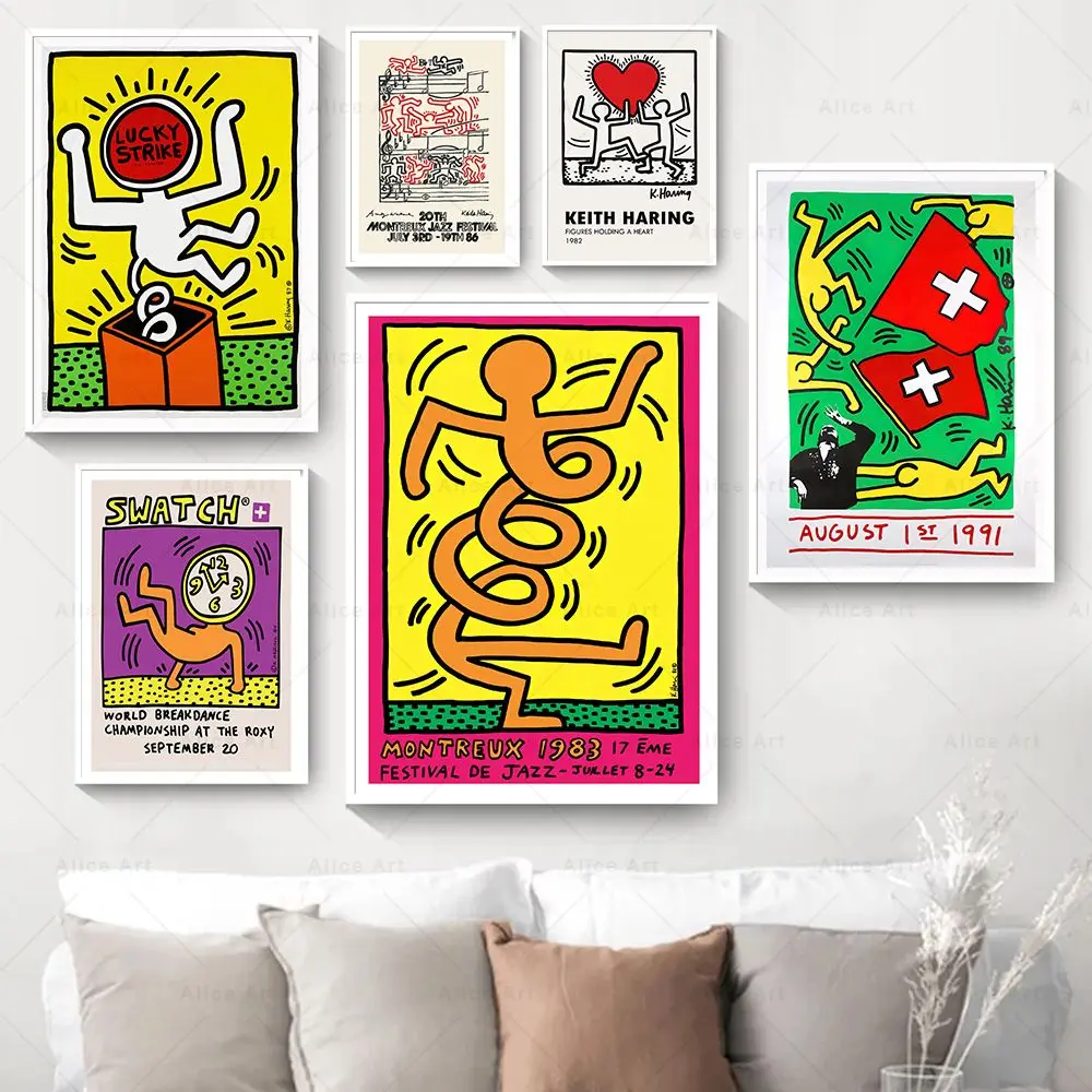 Keith Haring Famous Art Pieces | Keith Haring Poster Galleries - Art ...