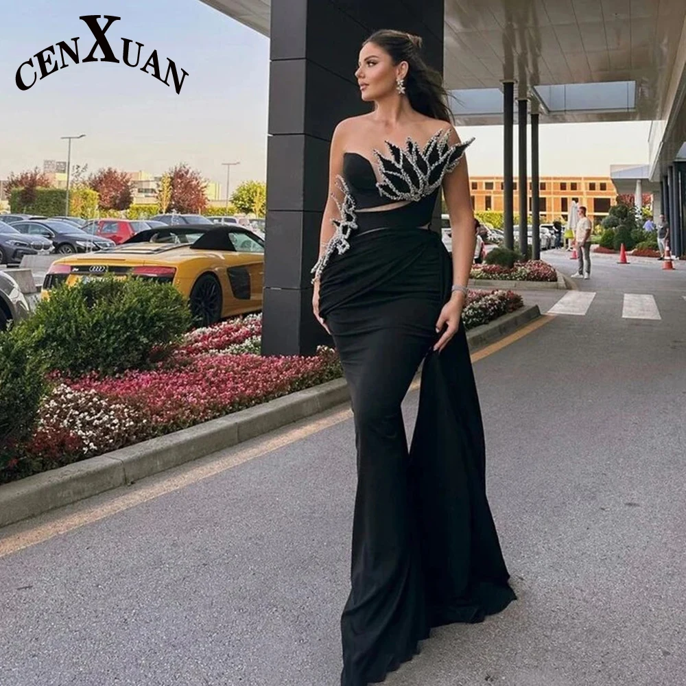 CENXUAN-Classic-Mermaid-Evening-Dresses-for-Women-Saudi-Arabia ...