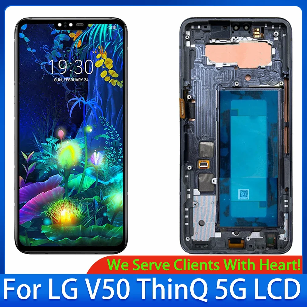6-4-Original-For-LG-V50-ThinQ-LCD-LM-V500N-LM-V500EM-Touch-Screen-With ...