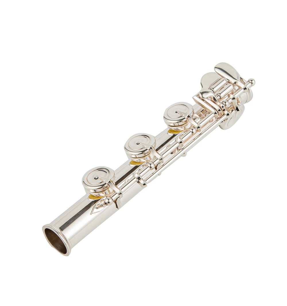 17 key open hole flute Silver-Plated C Flute for Beginner– hhad