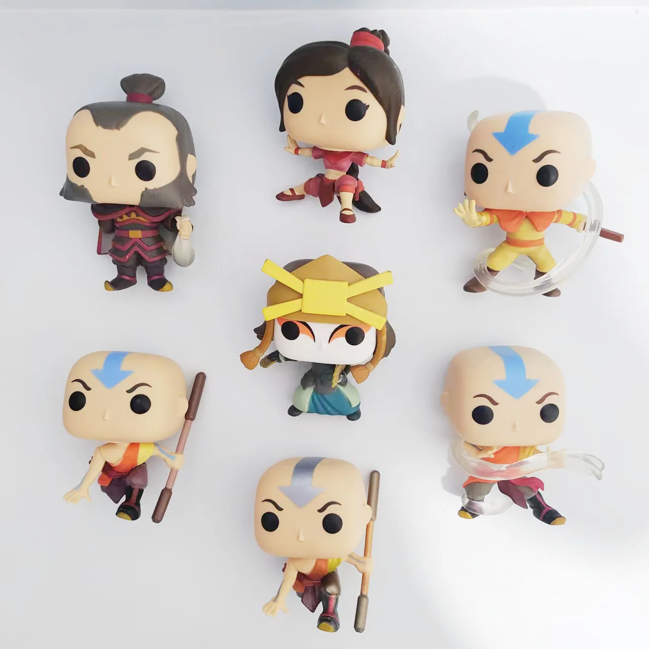 Original-Aang-Zuko-Suki-Admiral-Zhao-Metallic-Vinyl-Action-Figure ...